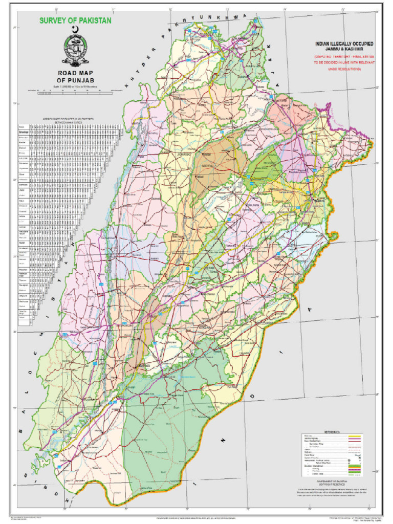 Road Map Punjab | PDF