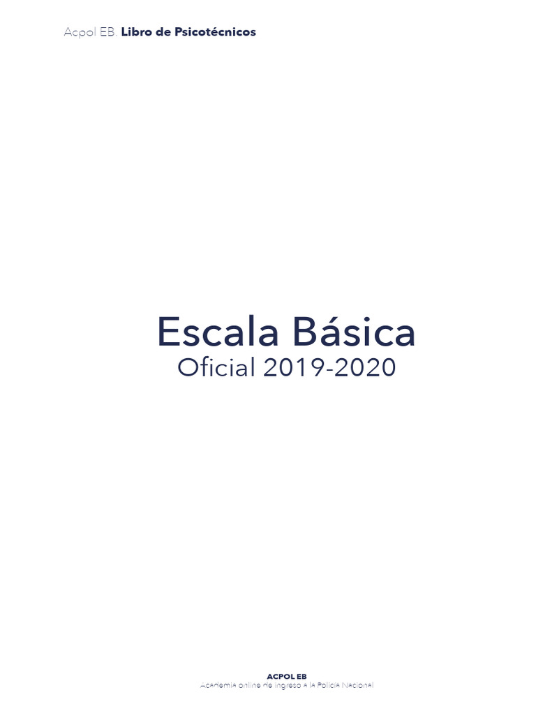 Ejercicios Psicotécnicos ACPOL EB | PDF | Ley común | Peligros