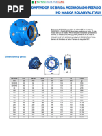 Valvula Compuerta Bridada | PDF | Ingeniería mecánica | Unión