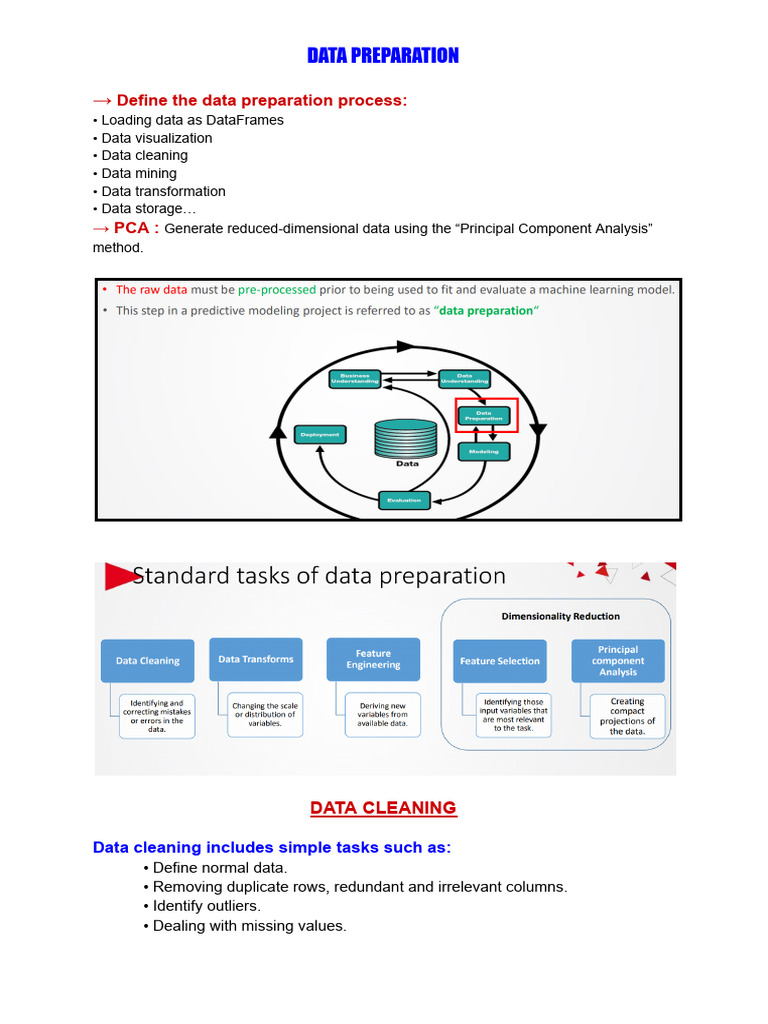 Data Preparation | PDF | Principal Component Analysis | Data