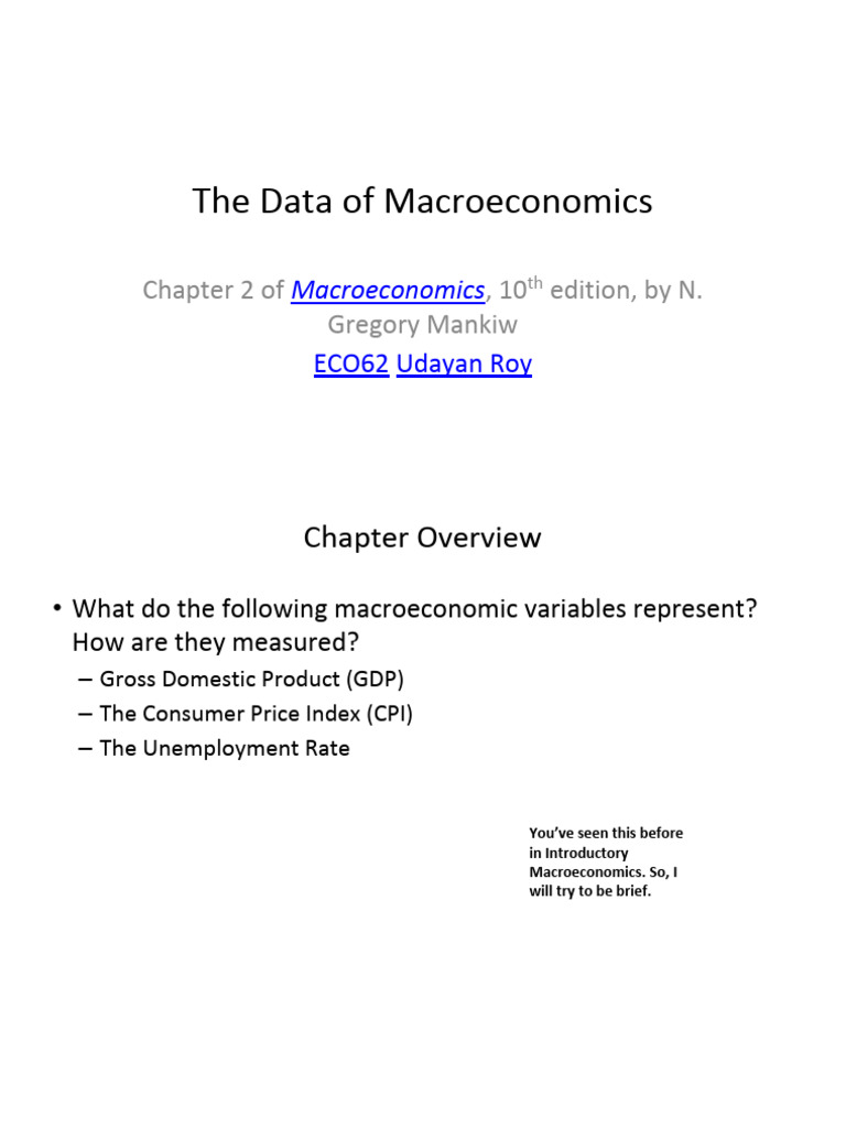 Chap 2 | PDF | Cost Of Living | Gross Domestic Product