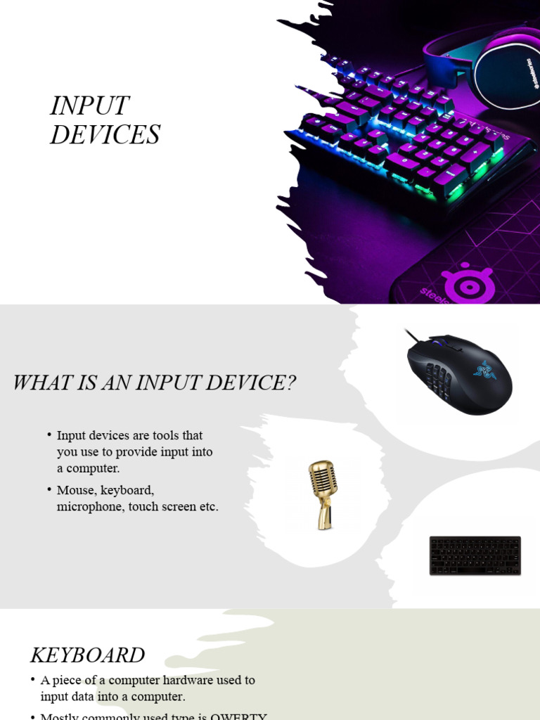 Input Devices | PDF