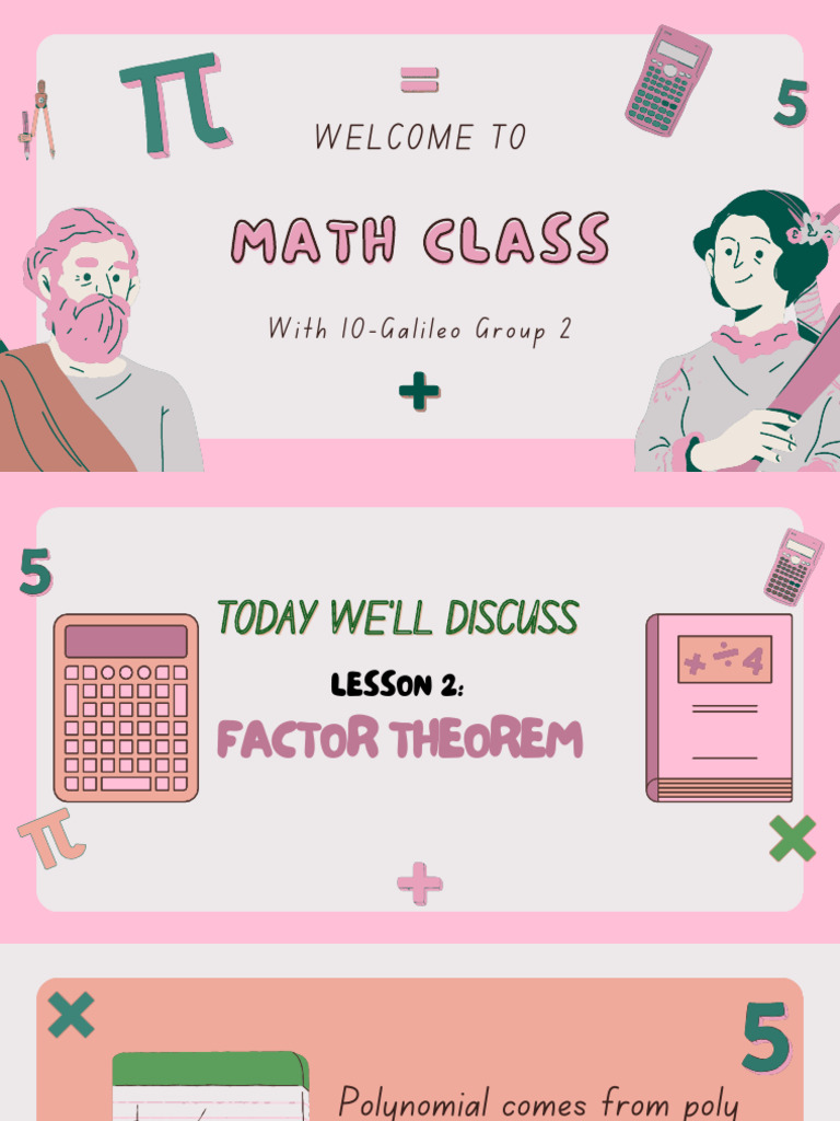 Factor Theorem | PDF | Factorization | Polynomial