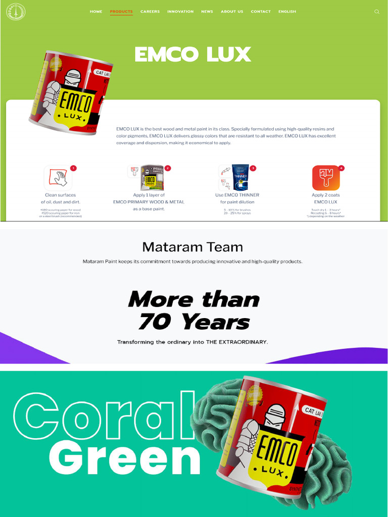 Brosur Cat Kayu Emco | PDF