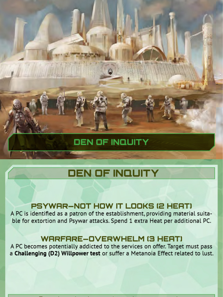 Infinity - Location Deck 20190117 - Modiphius (2d20 System) | PDF