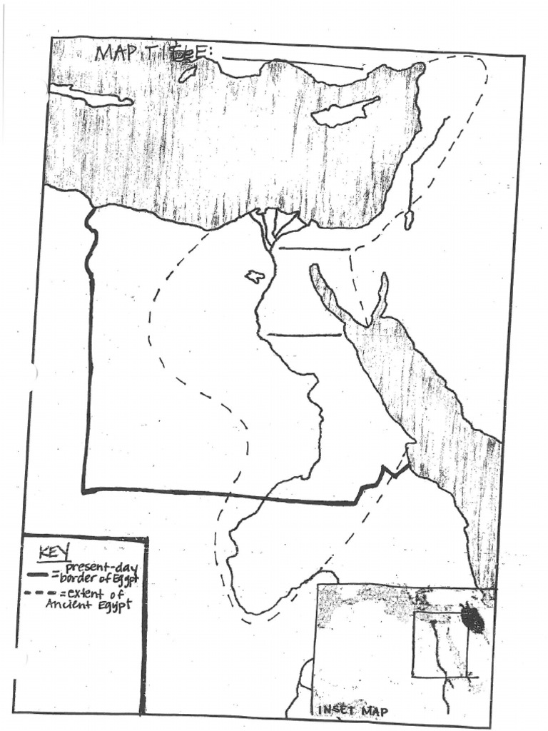 Ancient Egypt Map Activity | PDF