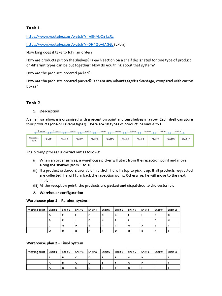 Case study 6_Warehousing strategy | PDF | Warehouse | Business