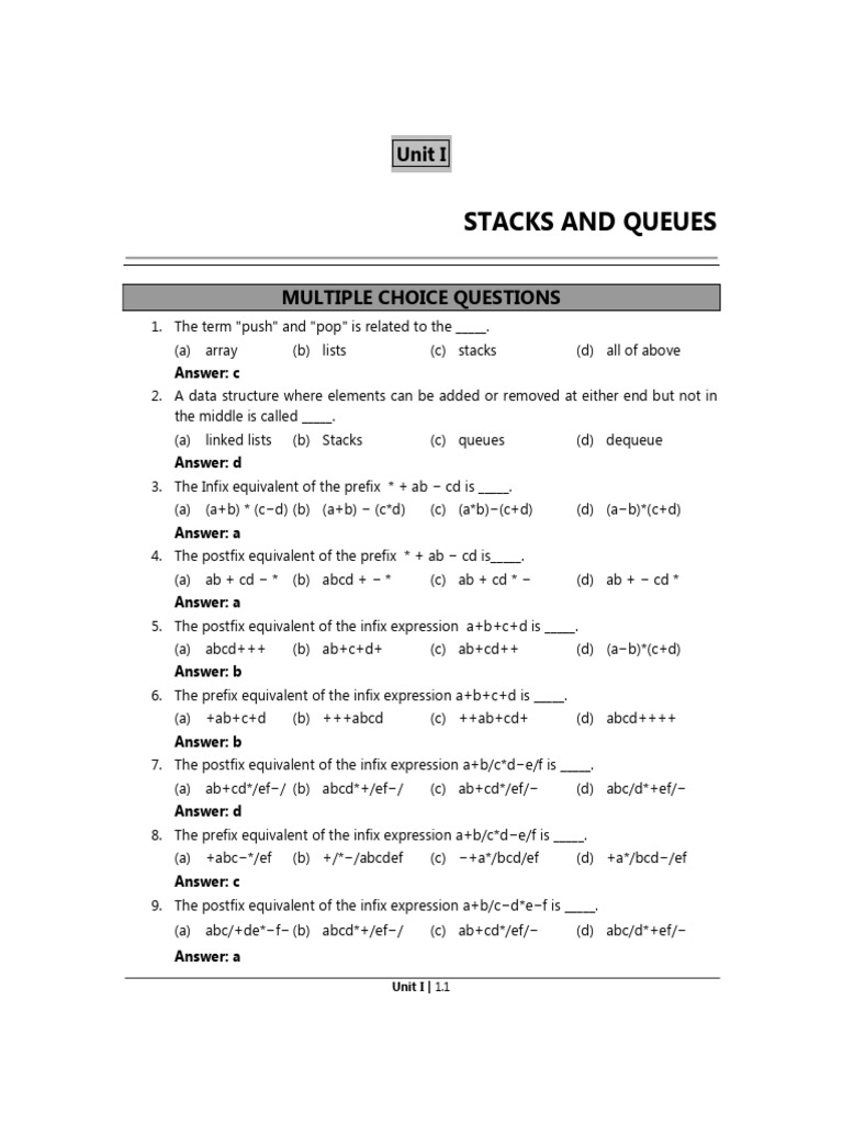 Data Structure... 1 To 5 Units | PDF | Pointer (Computer Programming ...