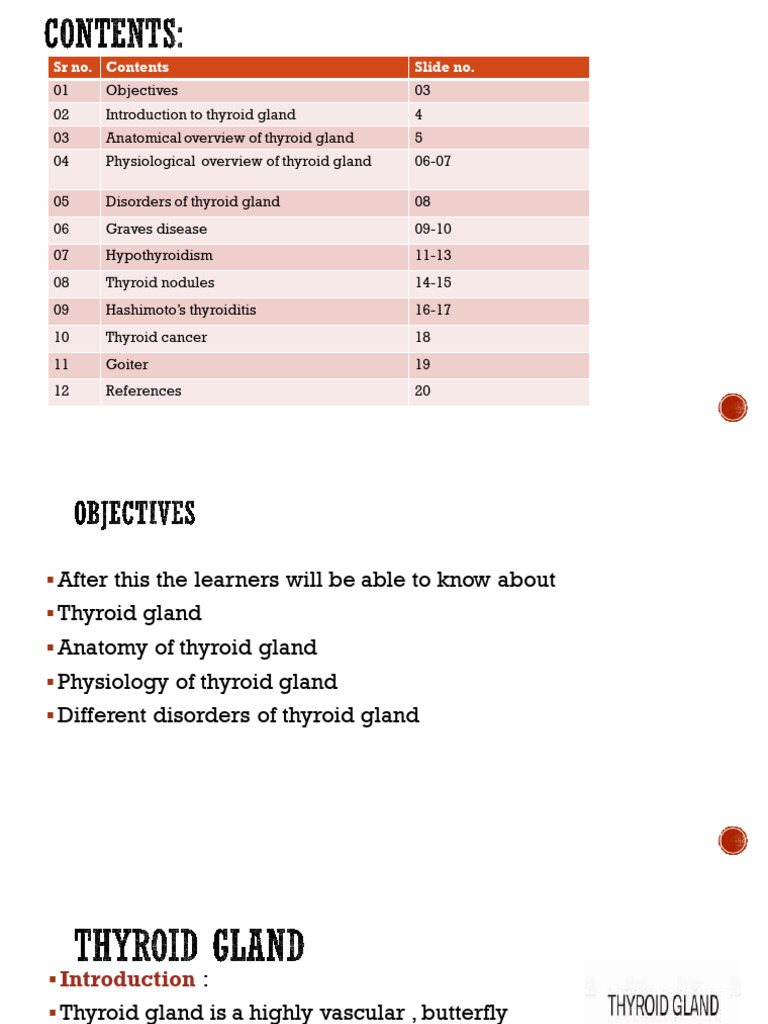 Final Thyroid Disorders | PDF | Thyroid | Thyroid Disease