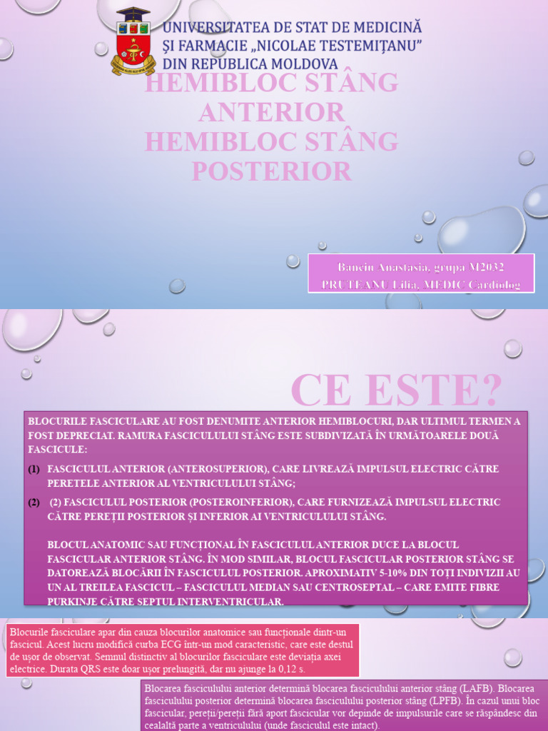 Hemibloc Stâng Anterior, Posterior | PDF