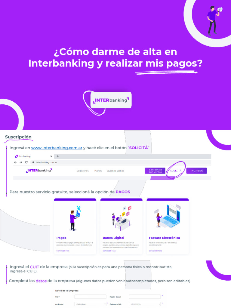 Instructivo Alta PagosBtoB Interbanking | PDF | Informática | Software