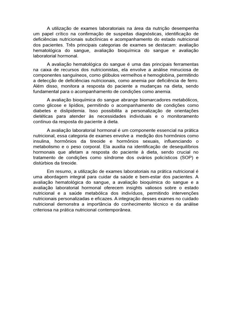Farmacologia Aplicada À Nutrição e Interpretação de Exames ...