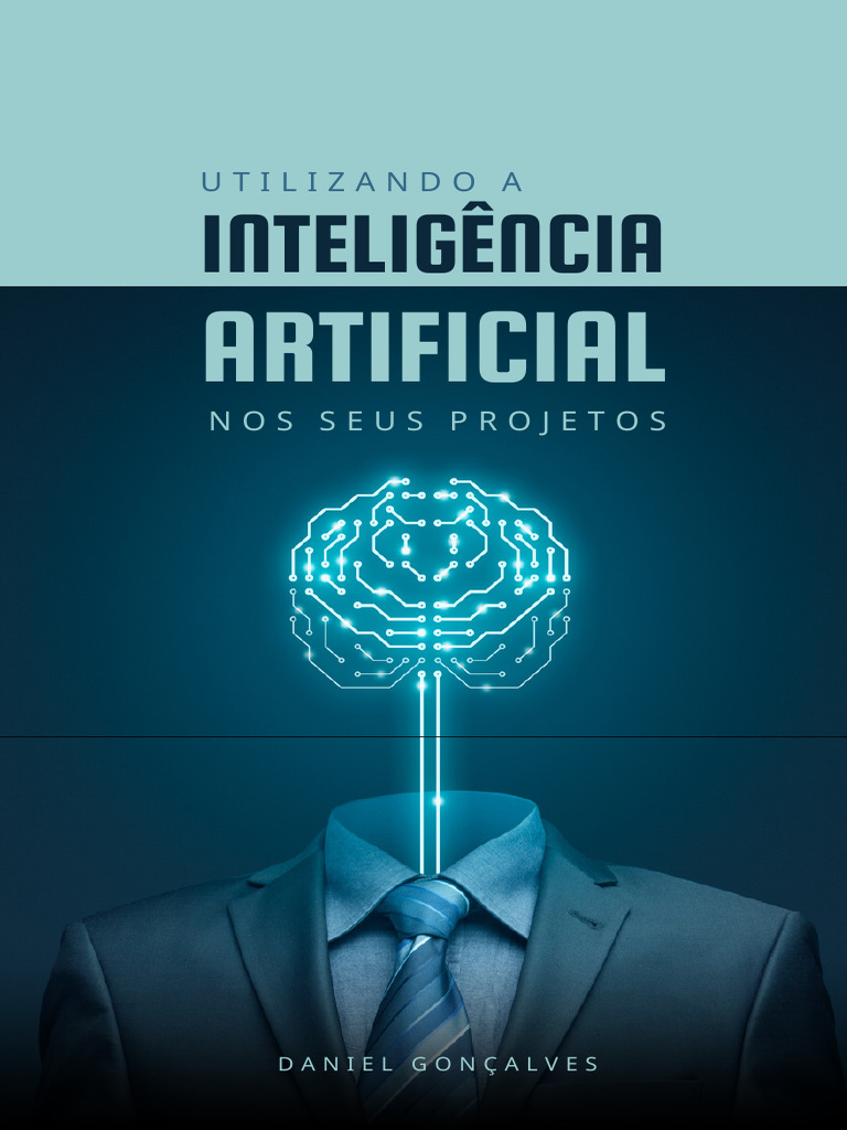 Capa Ebook Inteligência Artificial Moderno Azul | PDF
