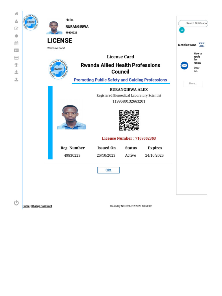 RAHPC Candidate Portal | PDF