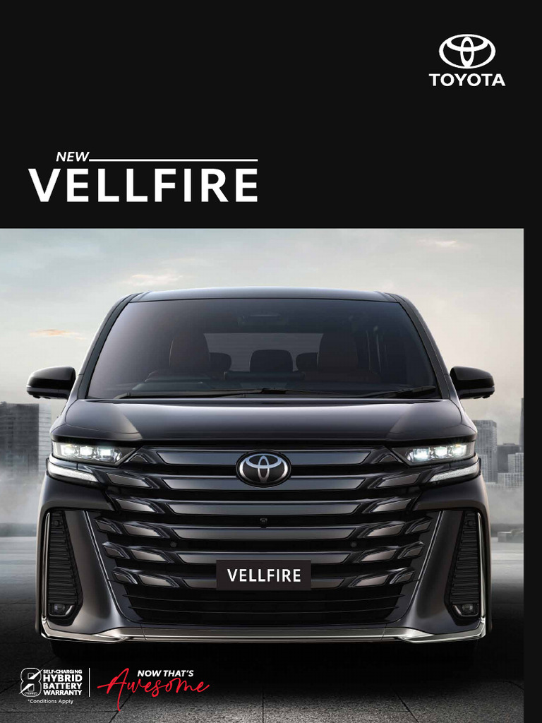 E Brochure Vellfire | PDF | Car | Vehicles