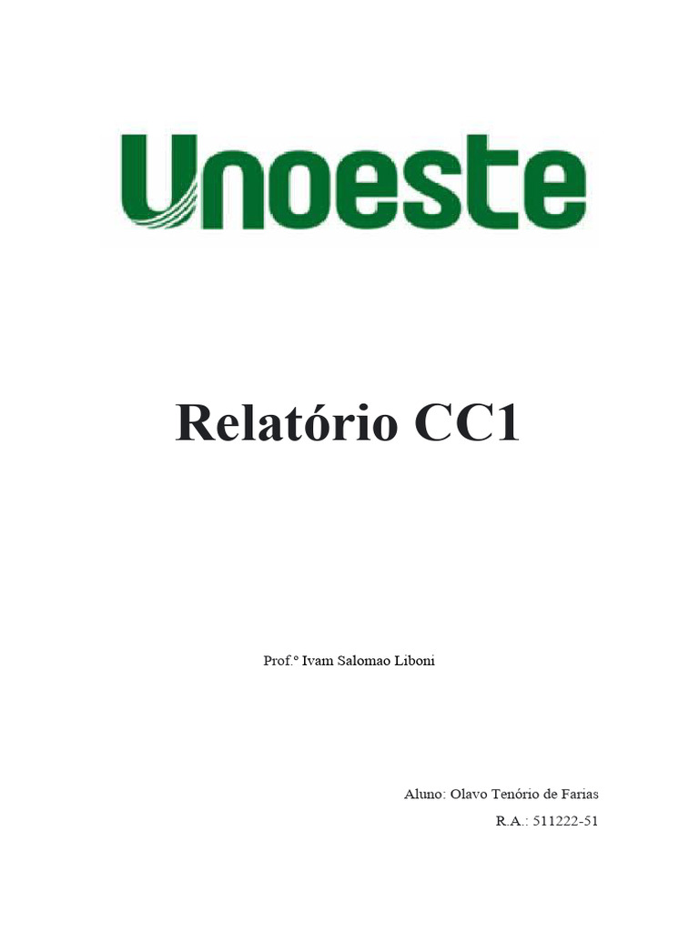 Relatorio CC1 | PDF | Argamassa (alvenaria) | Resistência dos materiais
