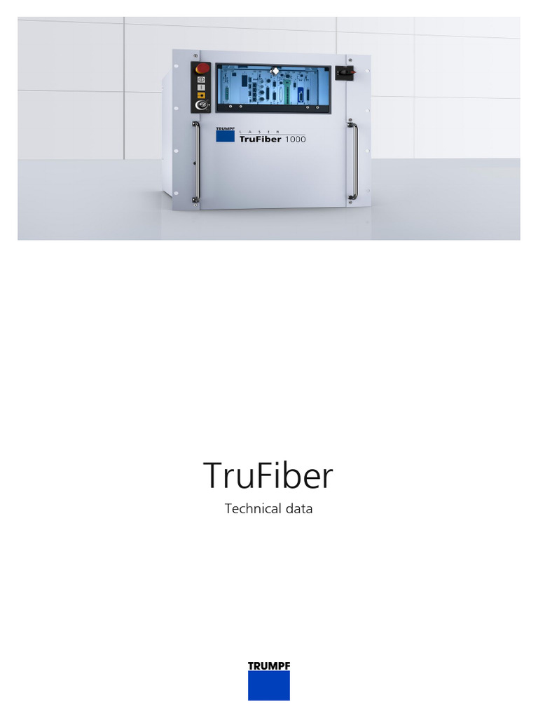 TruFiber Laser Specifications Overview | PDF | Laser | Glass Applications