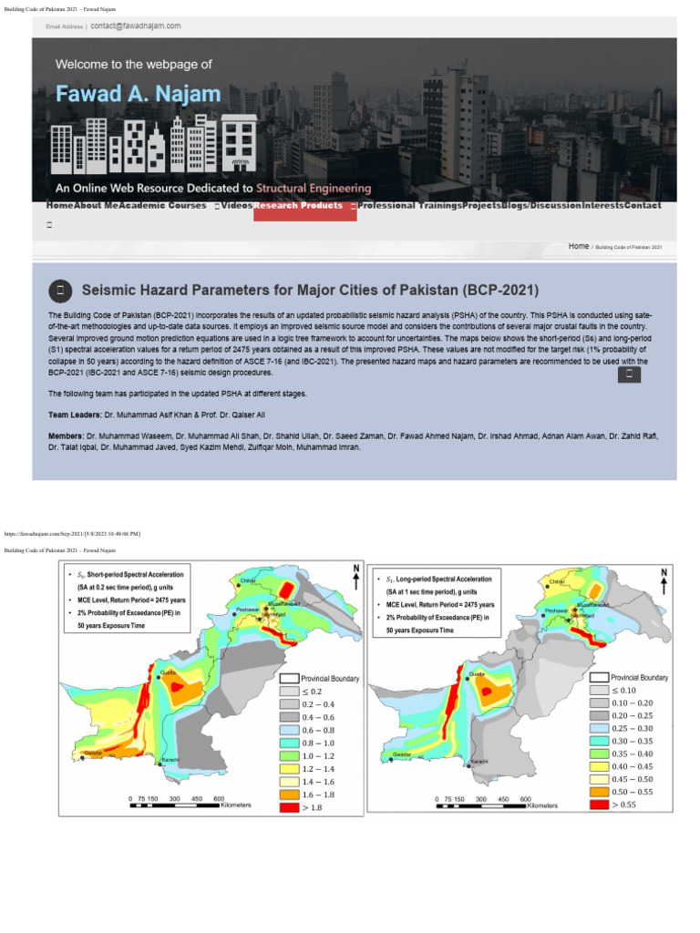 Building Code of Pakistan 2021 - Fawad Najam | PDF | Applied And ...