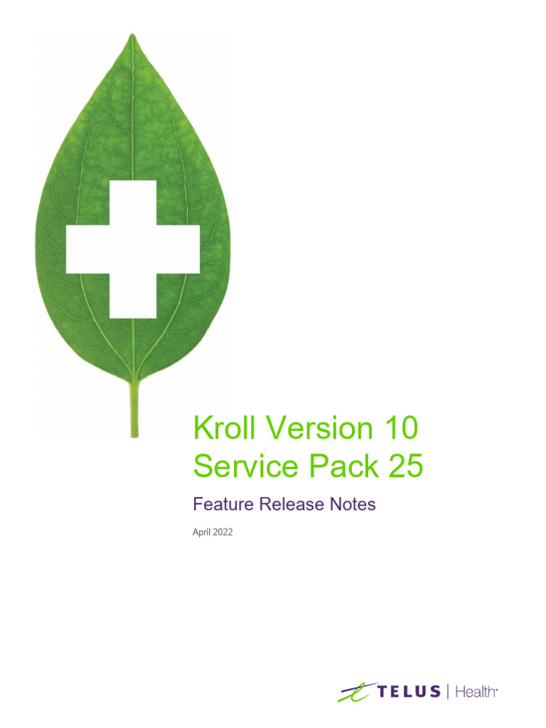 Kroll V10 SP25 Feature Updates | PDF | Medical Prescription | Credit Card