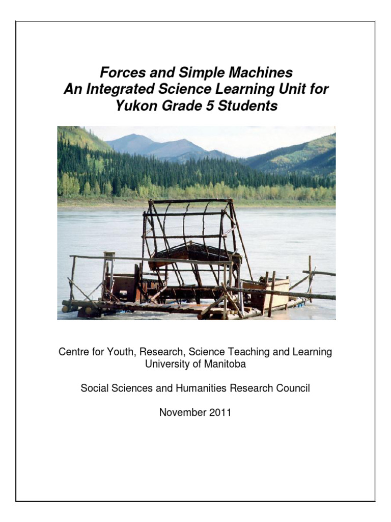 Yukon Grade 5 Forces & Simple Machines Unit | PDF | Force | Curriculum