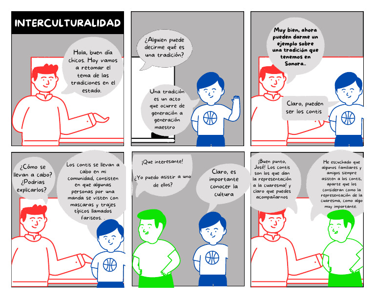 Act 5 Historieta Interculturalidad | PDF