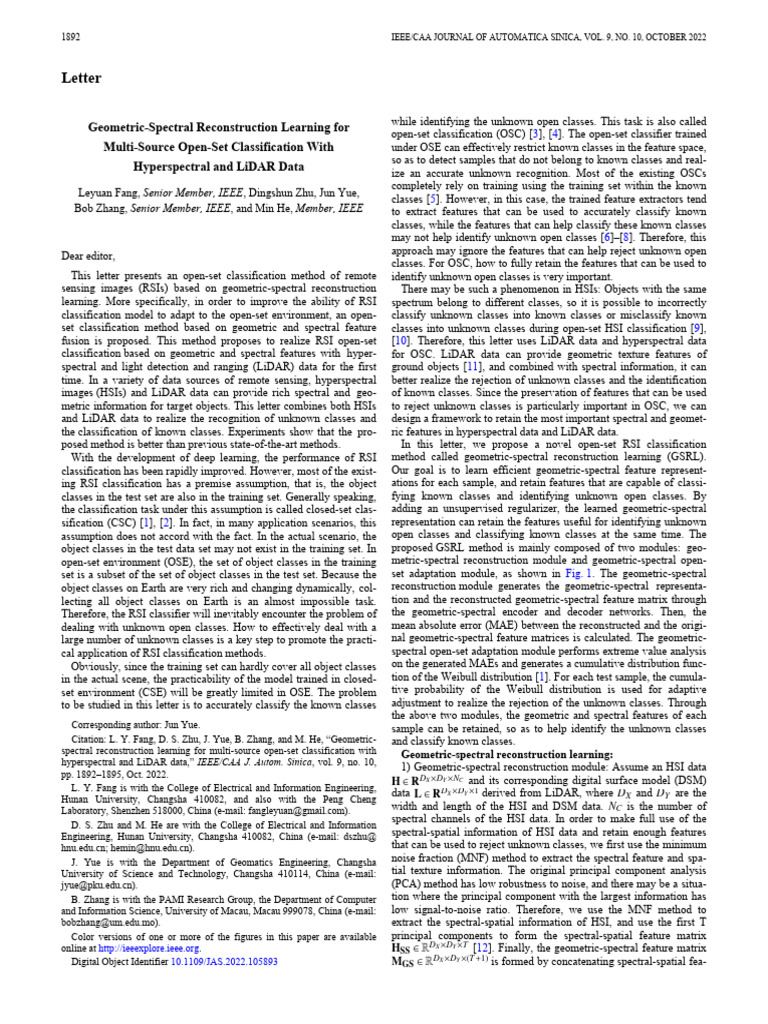 Geometric Spectral Reconstruction Learni | PDF | Principal Component Analysis | Lidar