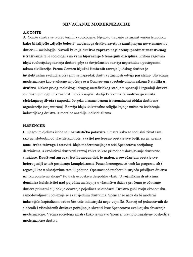 Sociologija Skripta | PDF