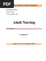 NS Grading of Cataract | PDF