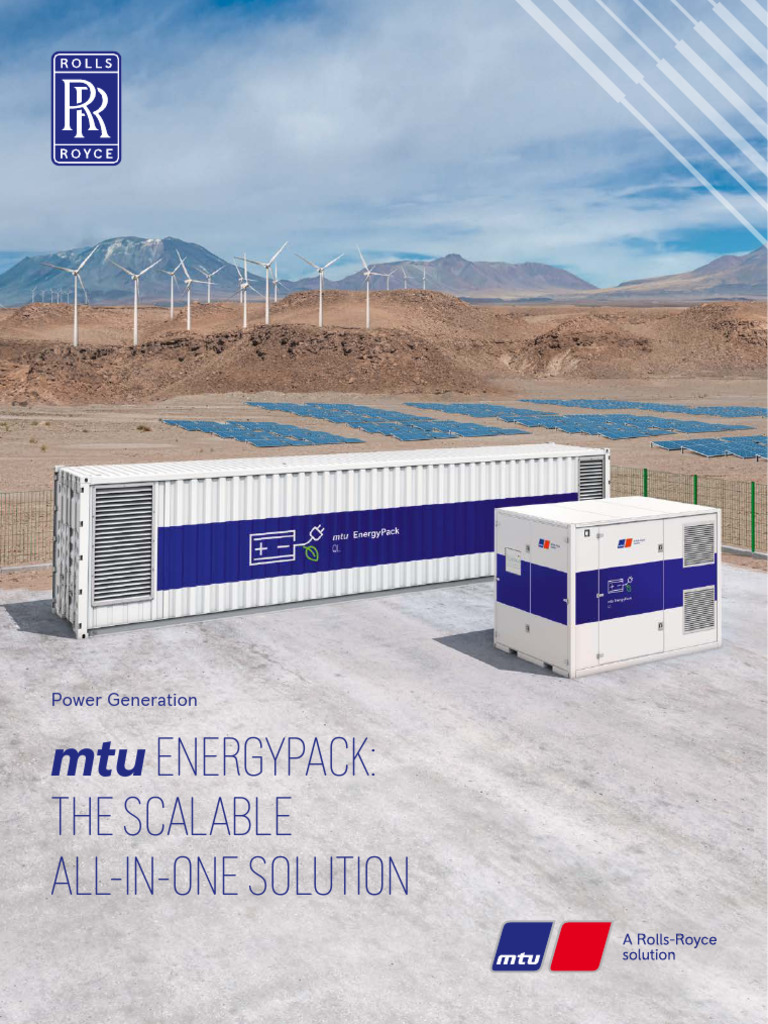Mtu EnergyPack 1699209746 | PDF | Distributed Generation | Electrical Grid