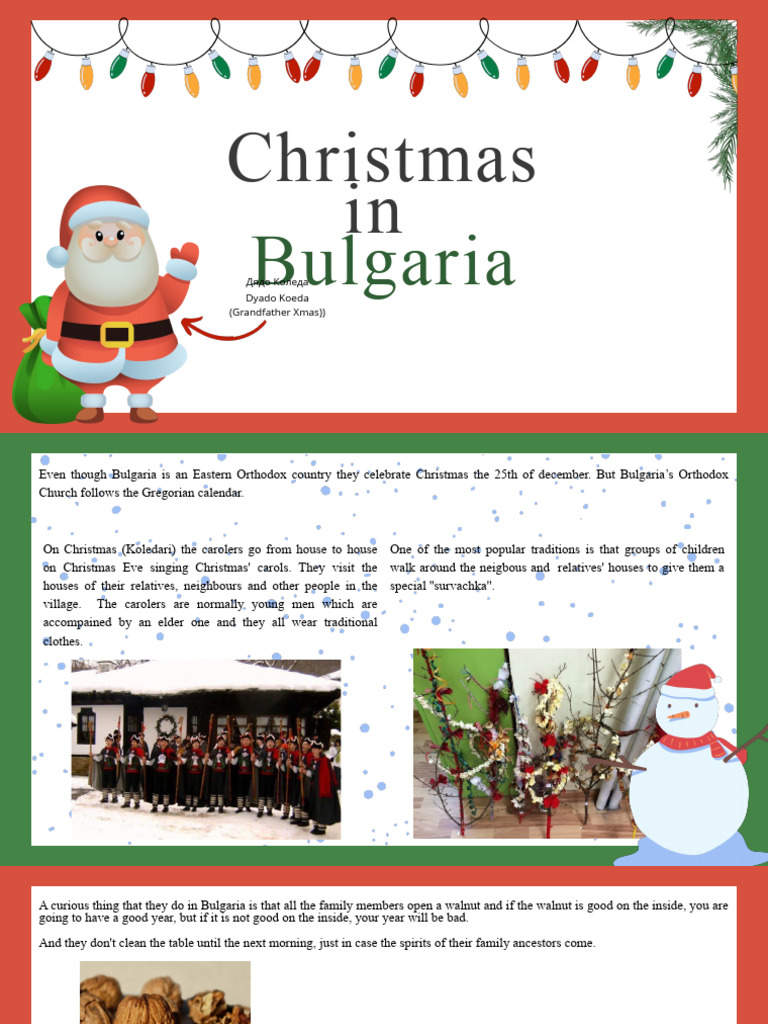 Christmas in Bulgaria | PDF