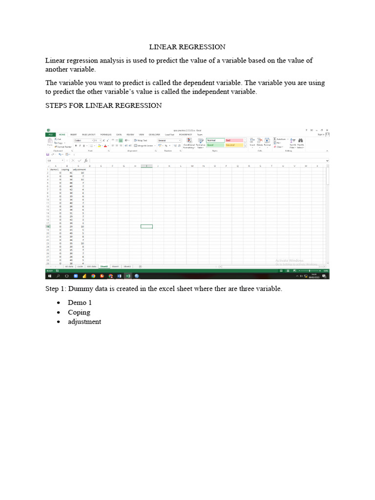 Linear Regression (Unit 2) | PDF | Teaching Methods & Materials