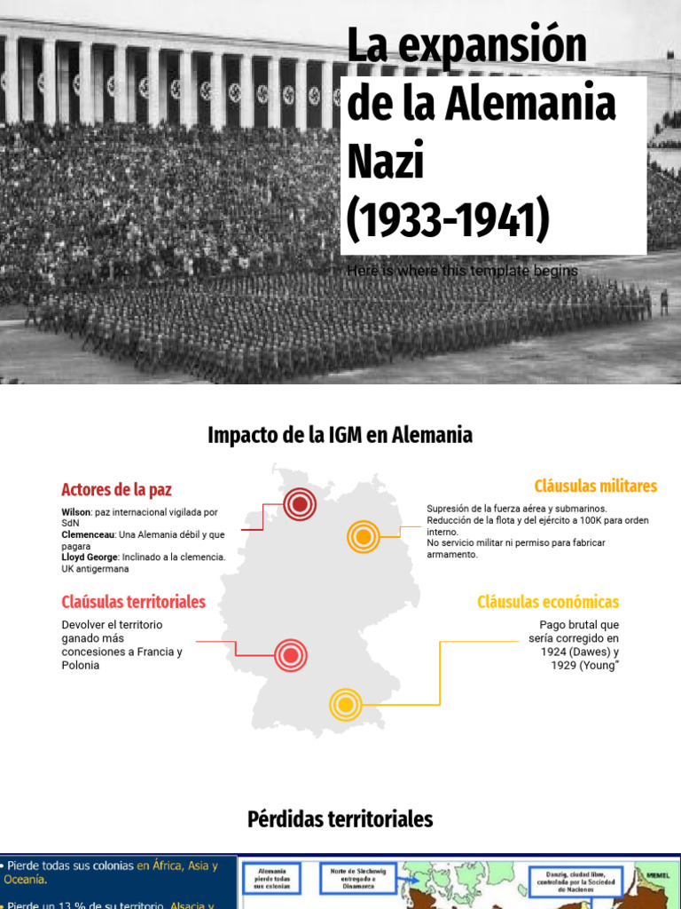 La expansión de la Alemania Nazi | PDF | Alemania nazi | Adolf Hitler