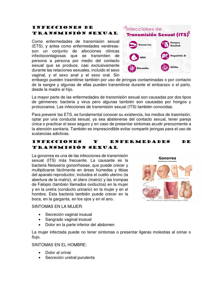 Enfermer I A | PDF | Infección transmitida sexualmente | Ciencias de la Salud