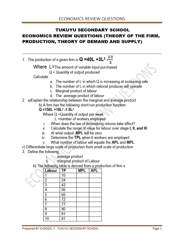 Kadodo Review (VL 4 | PDF | Demand | Profit (Economics)