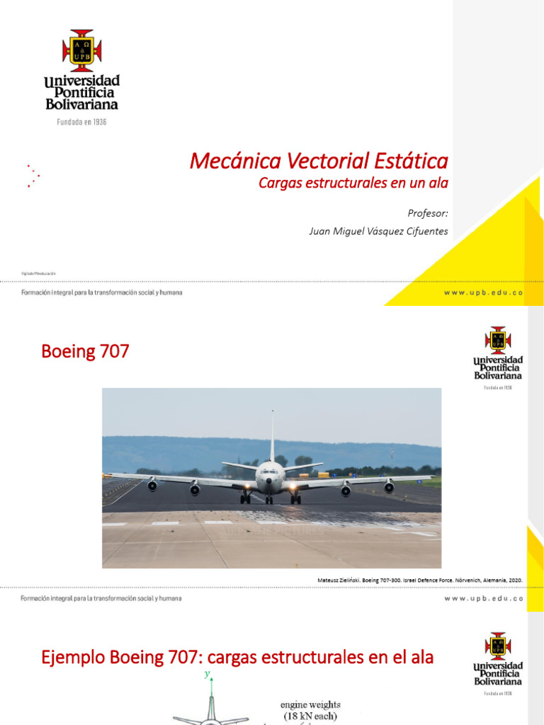 ESTAT 04 3 Cargas Estructurales en Un Ala | PDF | Pendiente | Fuerza