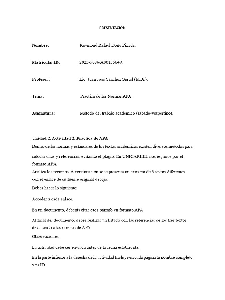 Norma APA ! | PDF | Caso de estudio | Estilo apa