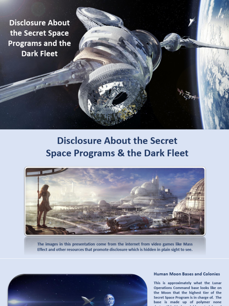 Disclosure About The Secret Space Programs and The Dark Fleet | PDF | Outer Space | Hydroponics