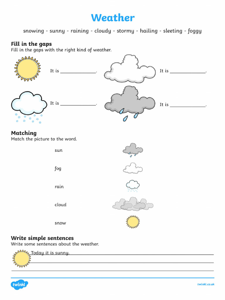 weather-activity-sheet | PDF