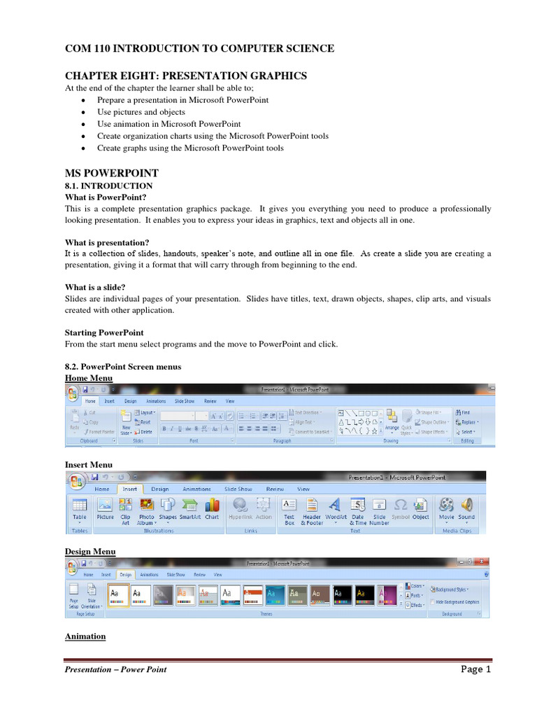 Chapter 8 & 9 Presentation - Power point & Computer Networks | PDF ...