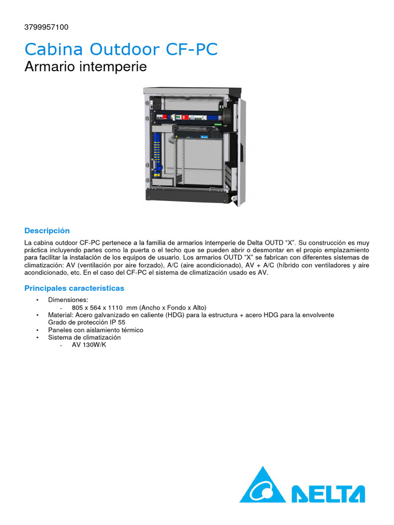 Fact_Sheet_ODPS 3000-48-3 1.1V [CF-PC]_Rev01_es | PDF | Automatización ...