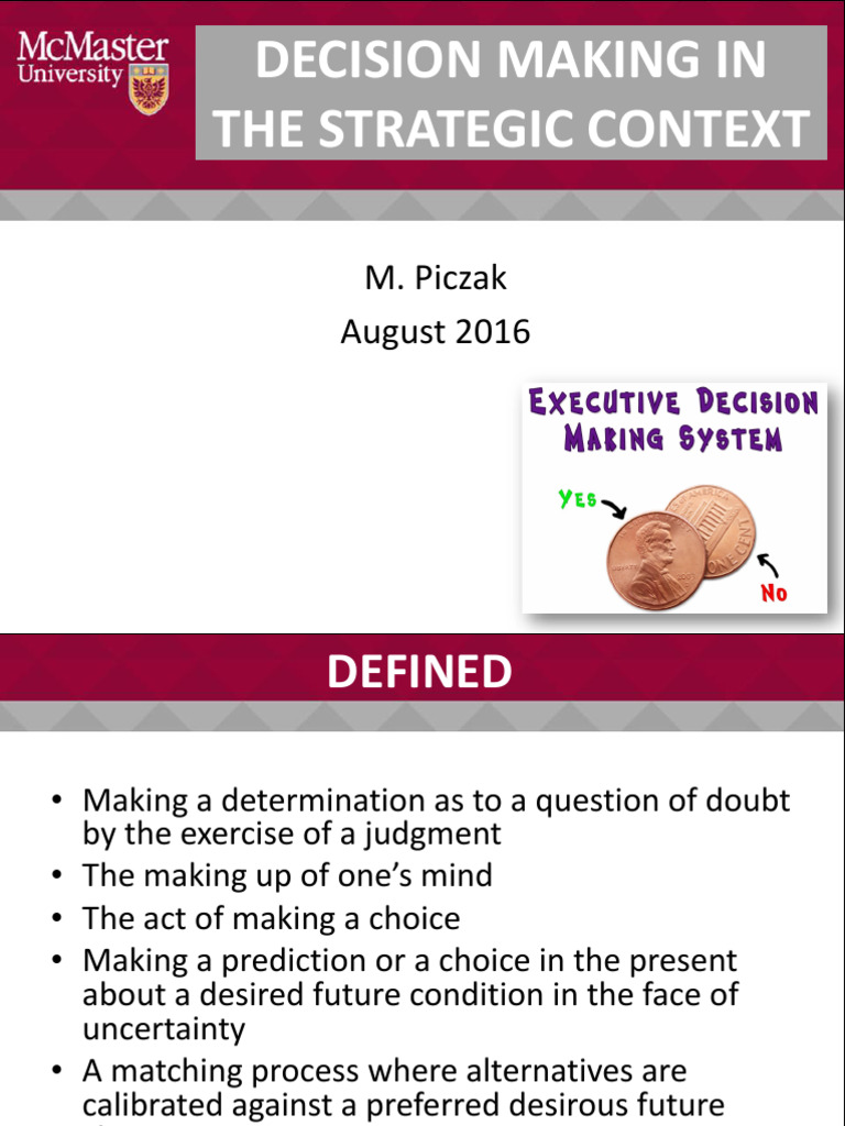 Decision Making | PDF | Choice | Decision Making