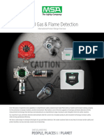 MSA Fixed Gas & Flame Detection Overview | PDF | Oxide | Chemistry