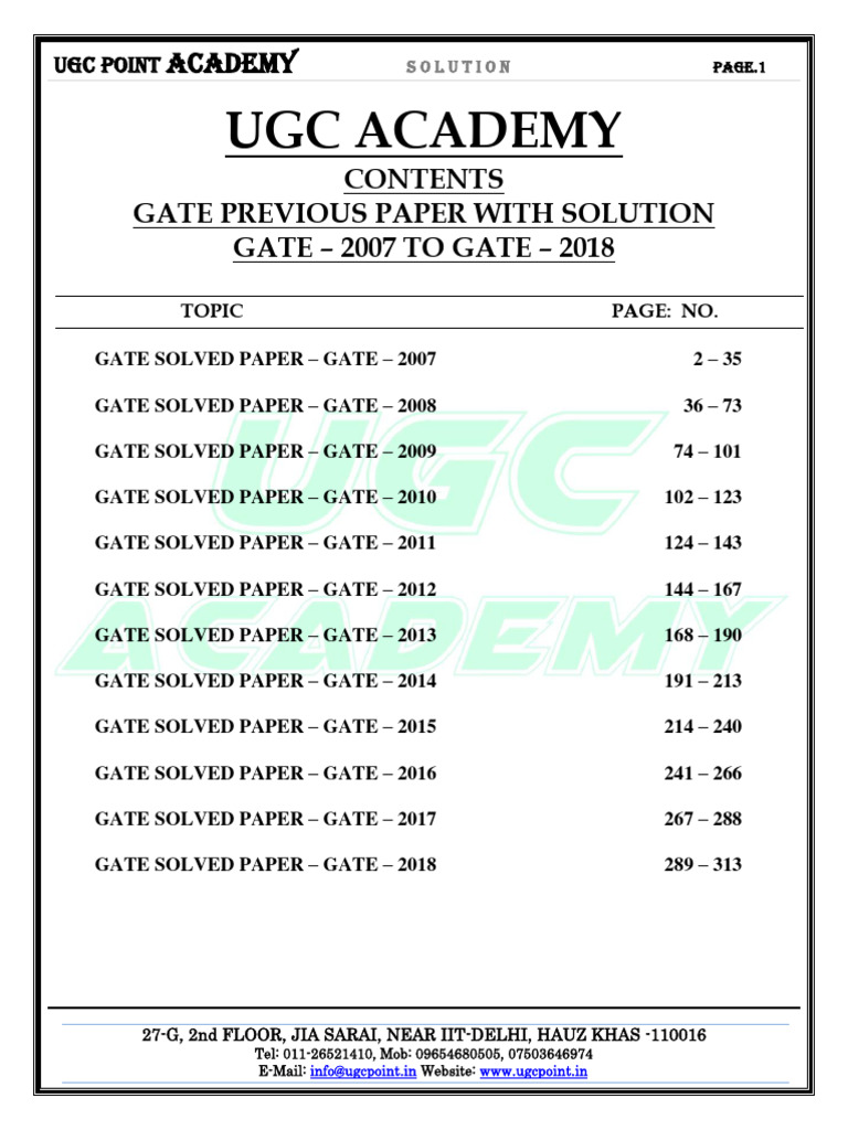 GATE Papers Solutions 2007-2018 | PDF | Neutron | Nuclear Fission