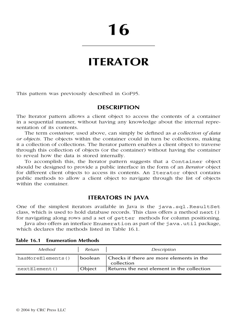 Itreator | PDF | Class (Computer Programming) | Method (Computer Programming)
