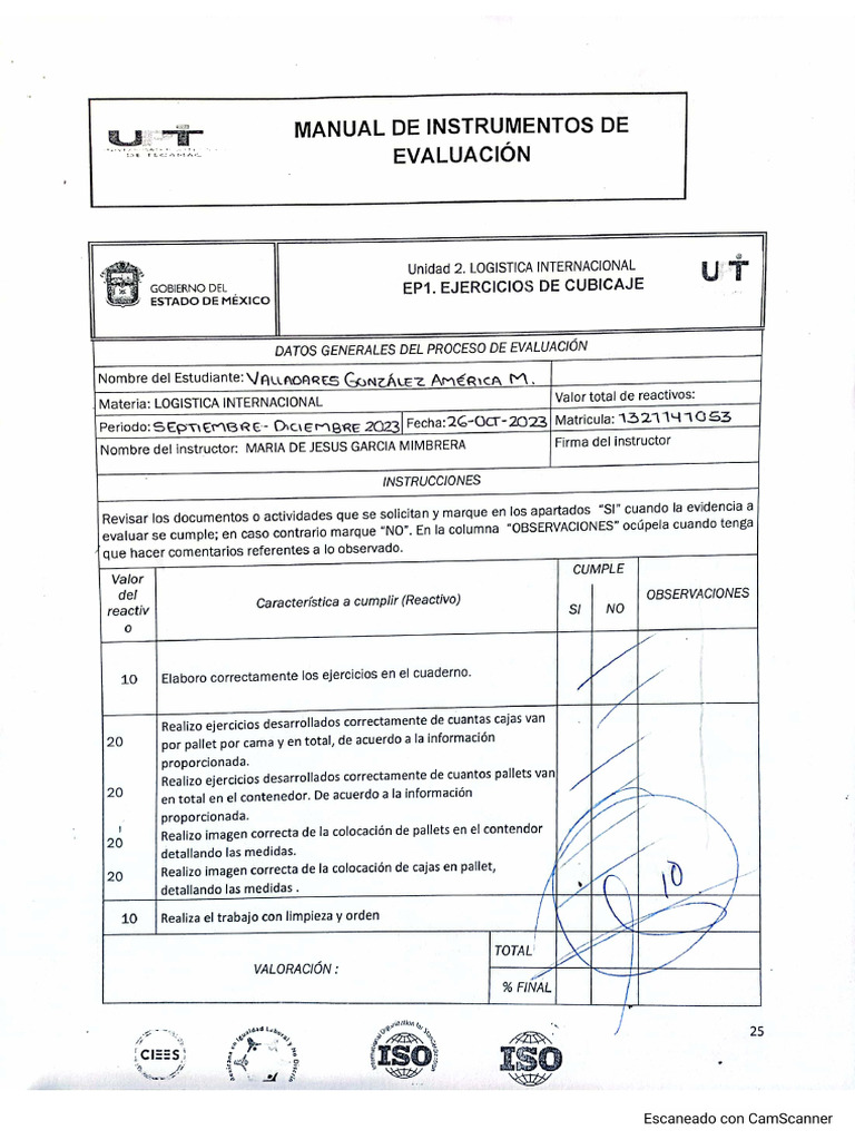 Ep1 Ejercicios de Cubicaje | PDF