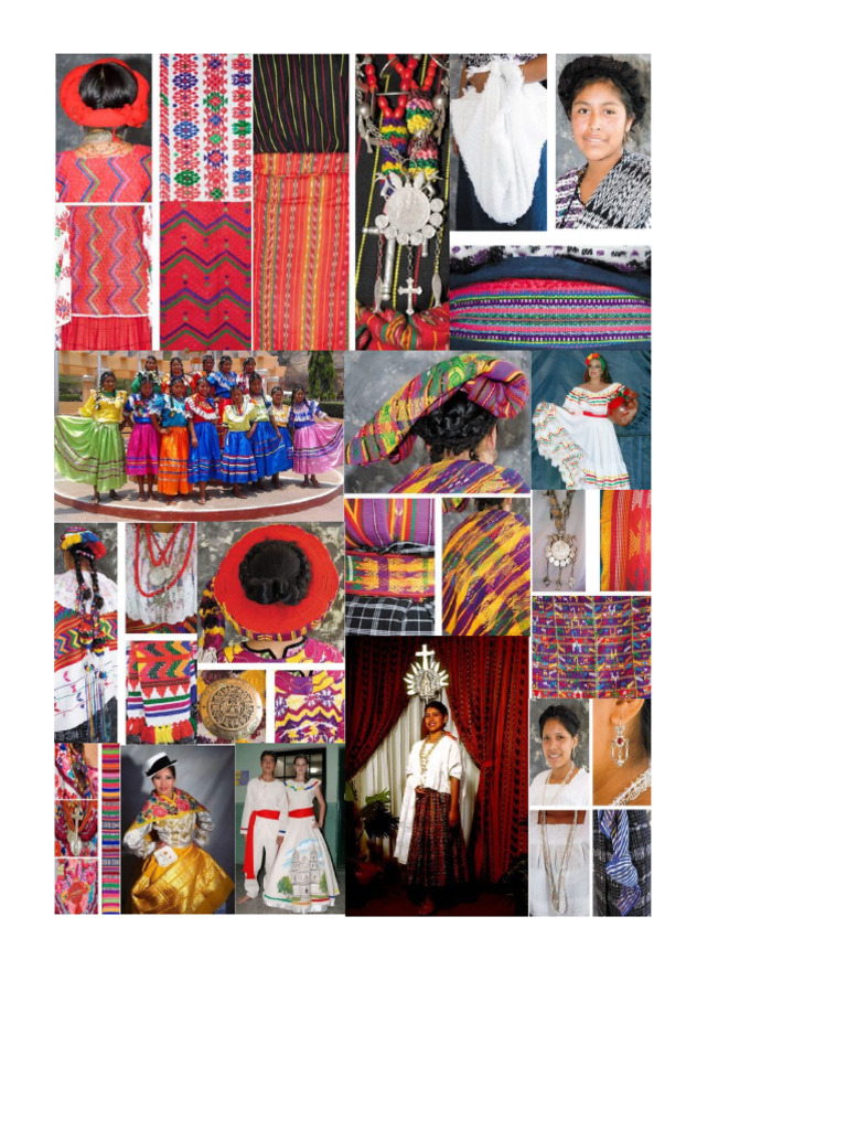 Collage de Trajes Tipicos Guatemala | PDF Collage de Trajes Tipicos Guatemala | PDF
