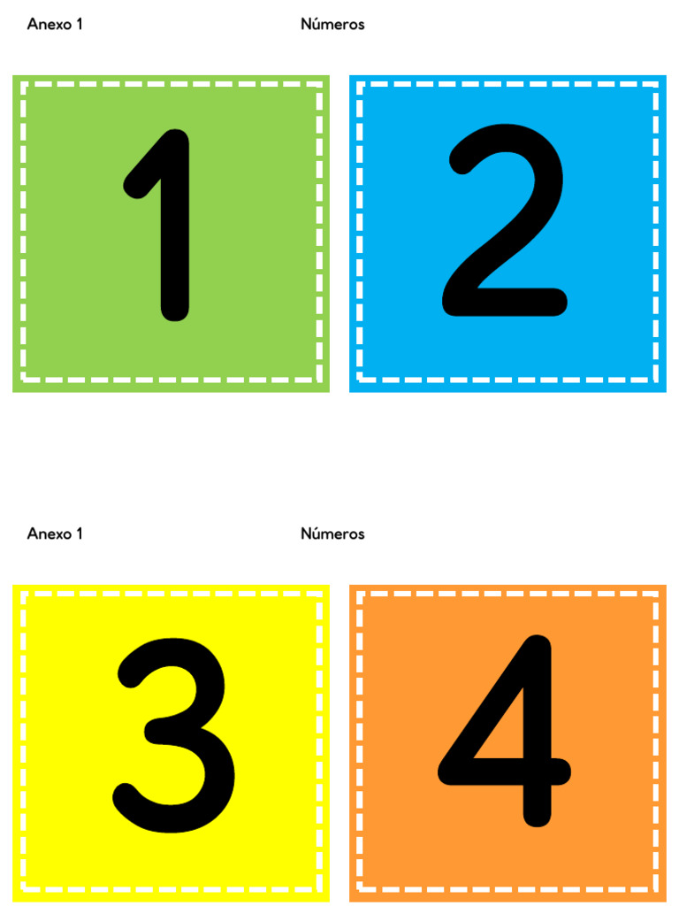 Anexos Proyecto Veo Veo Numeros Aqui y Alla | PDF