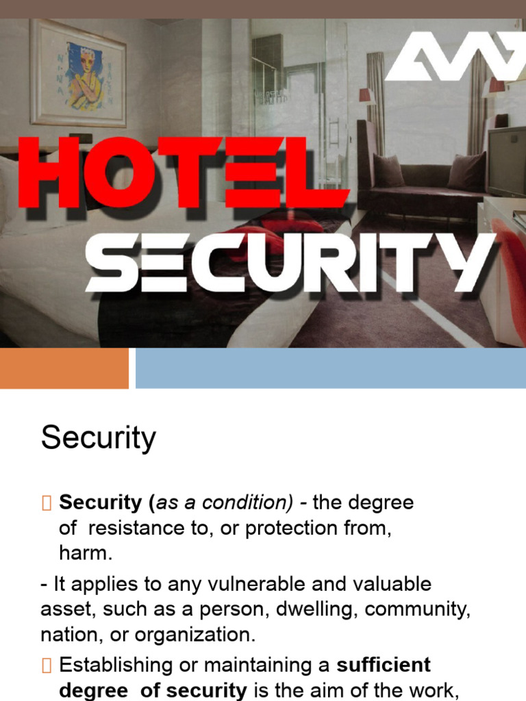 Hotel Security | PDF | Closed Circuit Television | Security Alarm