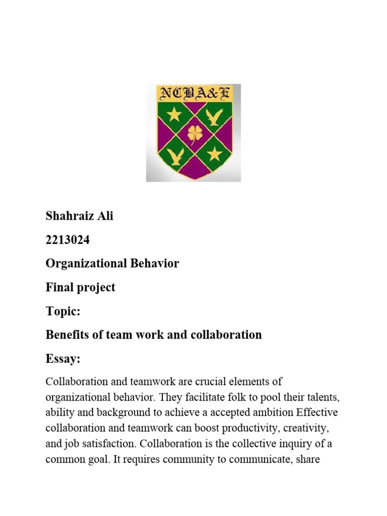 Ob Dox | PDF | Collaboration | Goal