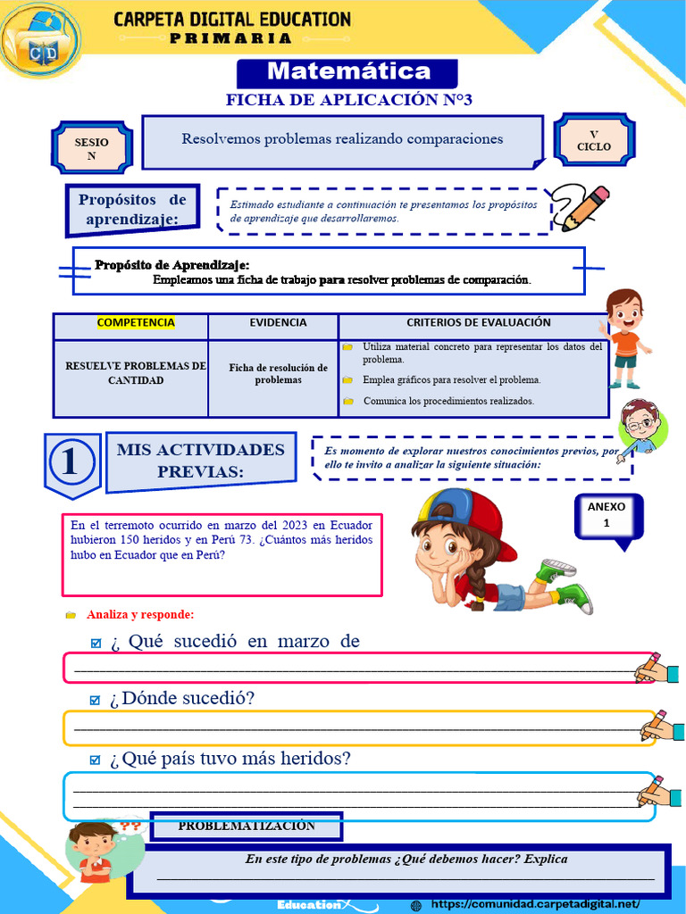 7° FICHA DE APLICACIÓN- REL -SEM.1-EXP.3 | PDF | Aprendizaje | Evaluación